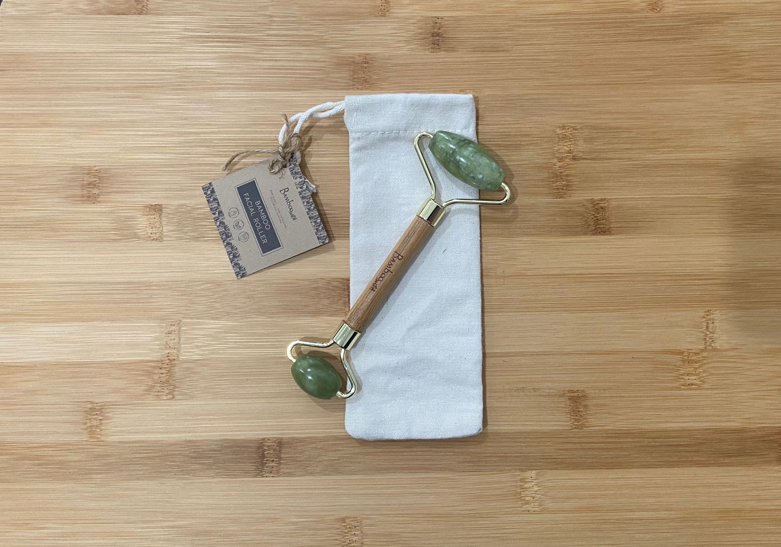Bamboo Facial Roller Jade – Labo Refillery